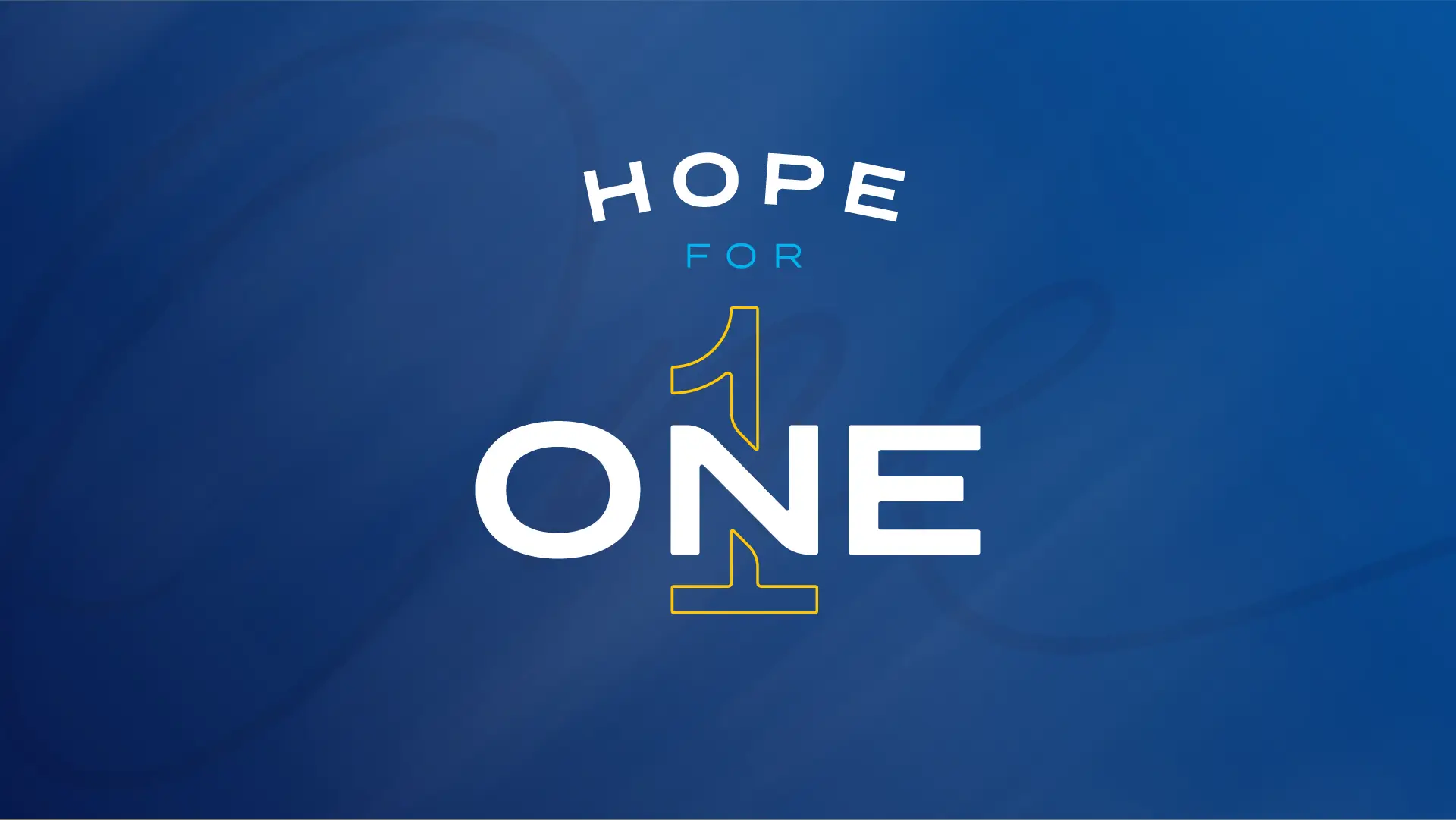 Hope for One – Trinity Baptist Church
